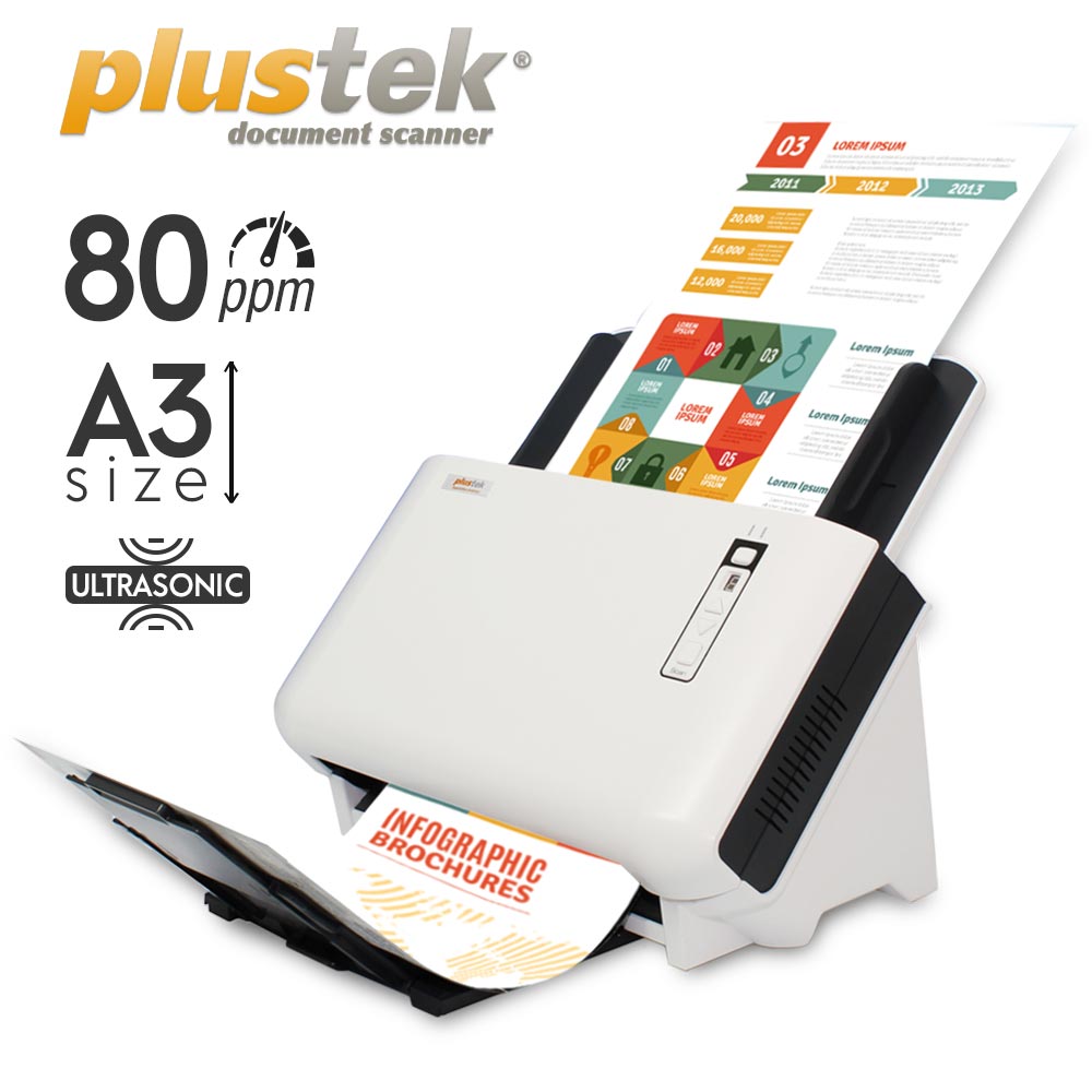 Scanner Ukuran A3 Plustek - Digitalsense
