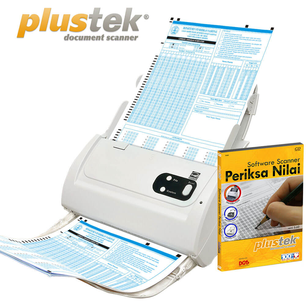 Scanner Plustek Scanner Periksa Nilai LJK PS283 - Digitalsense