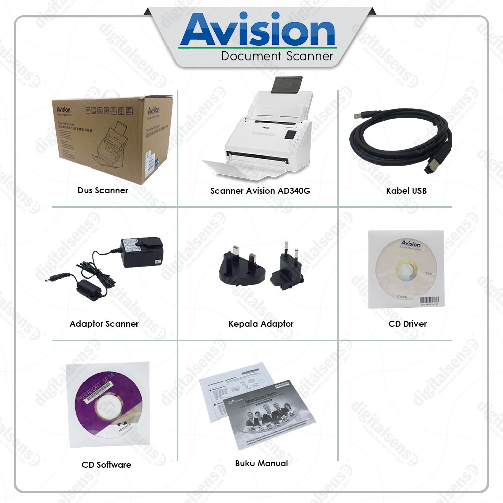 Avision AD340G - Digitalsense