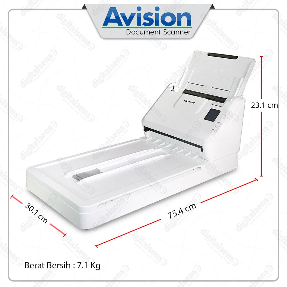 Scanner ADF + Flatbed Avision AD340GF | Digitalsense