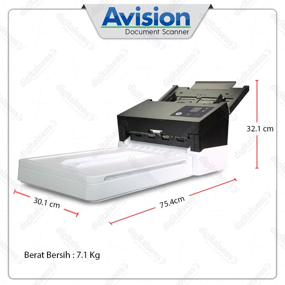 Scanner ADF + Flatbed Avision AD370F | Digitalsense