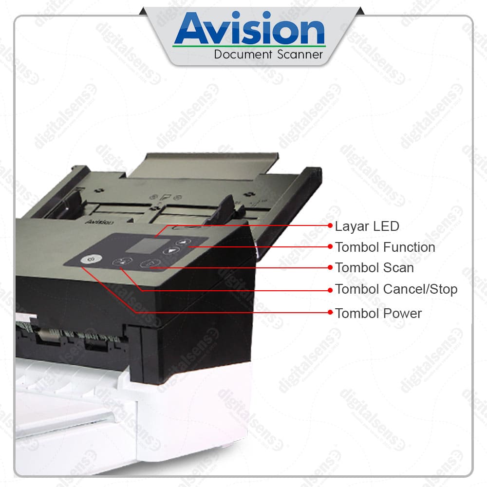 Scanner ADF + Flatbed Avision AD370F | Digitalsense