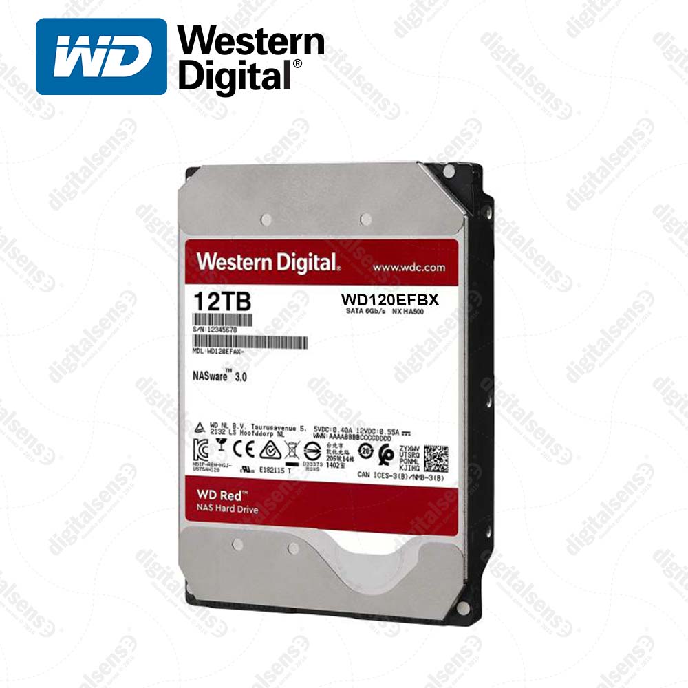 WD Red 12TB - WD120EFBX - Digitalsense