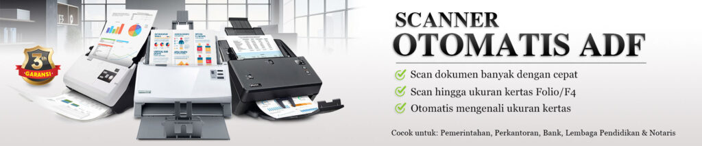 Scanner Dokumen Otomatis ADF Plustek - Digitalsense