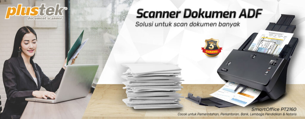 Scanner Dokumen Otomatis ADF Plustek - Digitalsense