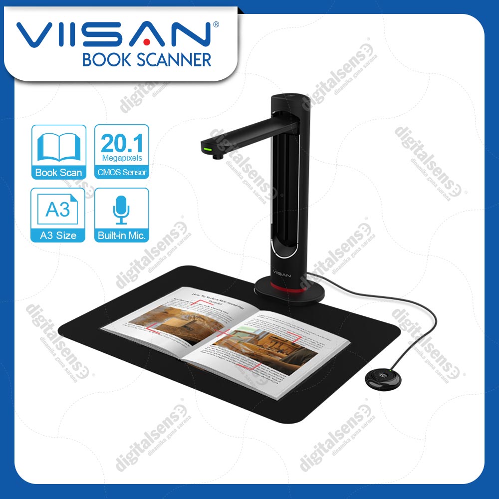 Scanner Buku VIISAN | Digitalsense.co.id