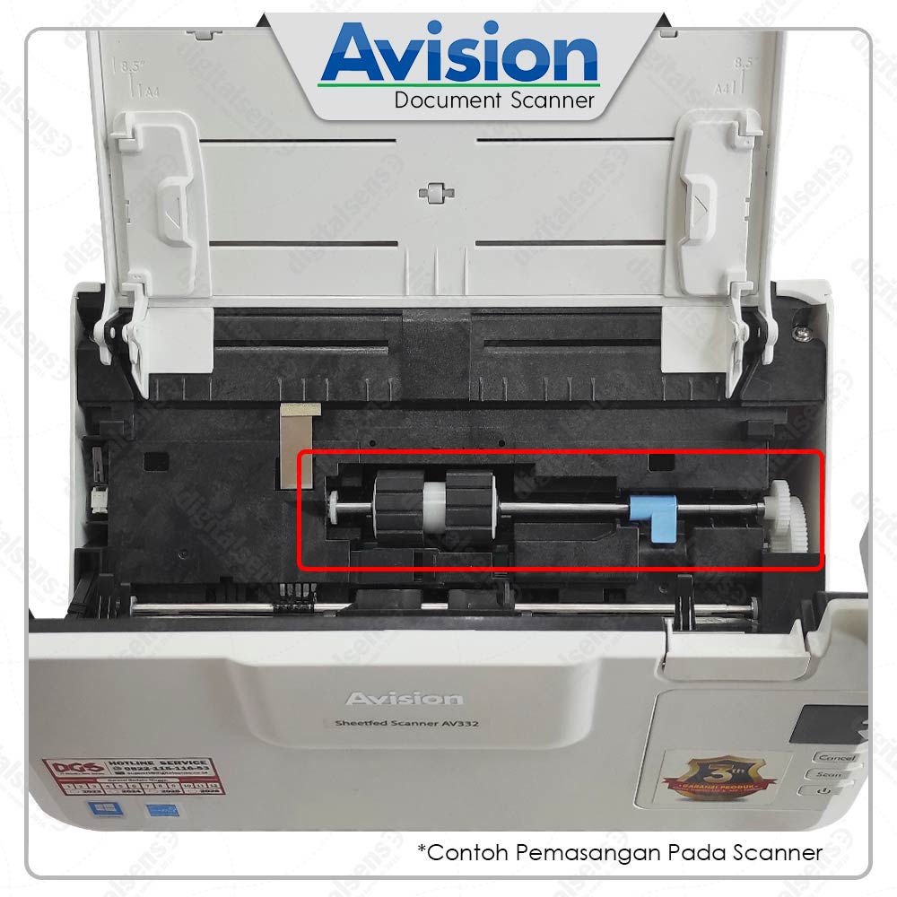 (002-9839-0-SP) AVISION-ADF ROLLER FOR AV332/AN335W SERIES - Digitalsense