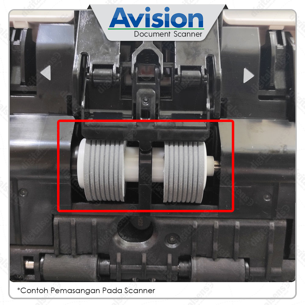 Reverse Roller for Avision AD370 AD370F AD345GF AN360W
